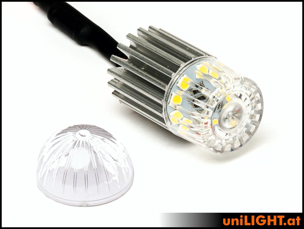 19mm ROUND Blitzlicht, 20Wx2, T-Fuse | uniLIGHT.at