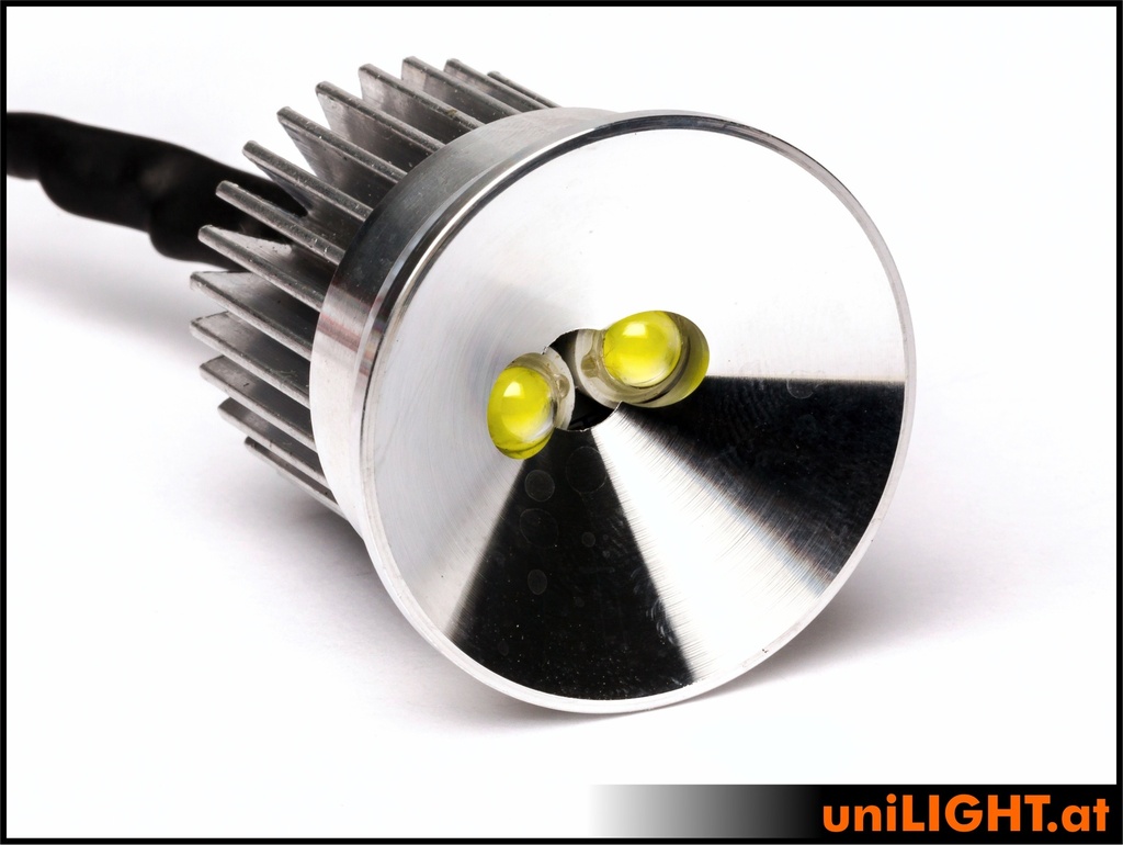 35mm Ultra Power Spotlight, 16Wx2, T-FUSE | uniLIGHT.at