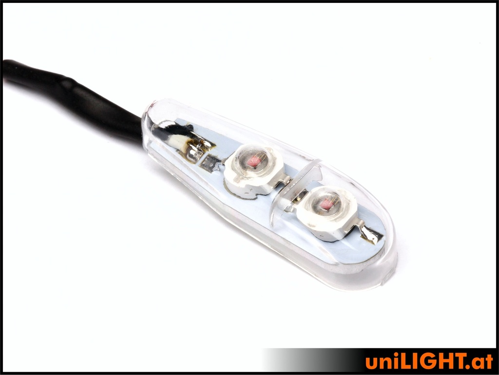 11mm PRO Blitzlicht, 8Wx2, KURZ, T-Fuse | uniLIGHT.at