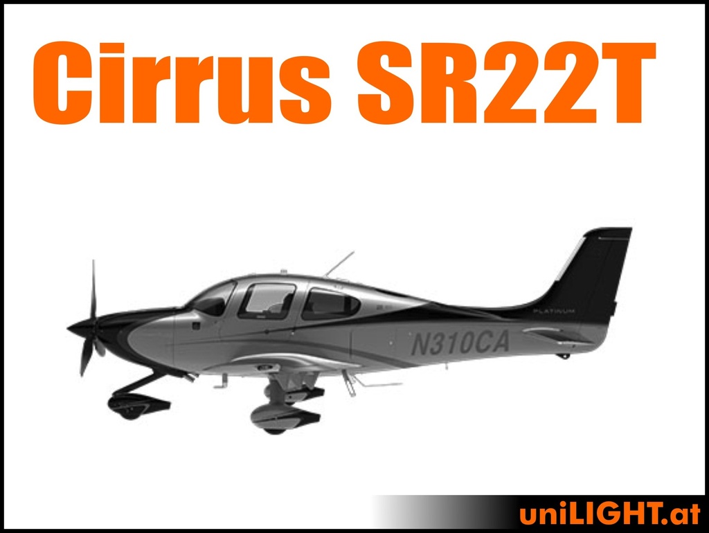 Cirrus SR22T (1:6, 2m, PRO) | uniLIGHT.at