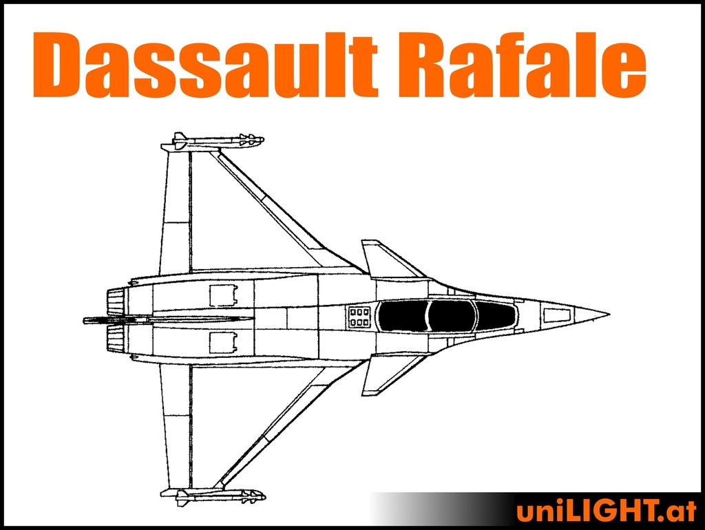 Dassault Rafale (1:5, 3.1m, ENTRY) | uniLIGHT.at